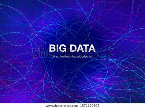 Big Data Visualisation Concept Abstract Futuristic Stock Illustration