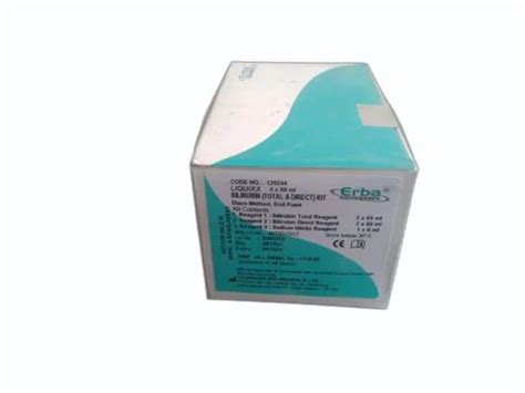Liquid Erba Bilirubin Total And Direct 4x60ml At ₹ 1370 Piece In New Delhi Id 2850822531888