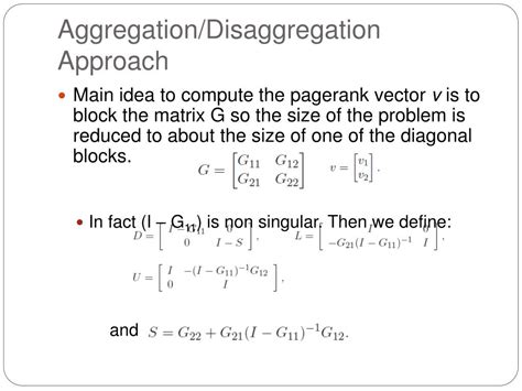 Ppt Iterative Aggregationdisaggregationiad Powerpoint Presentation