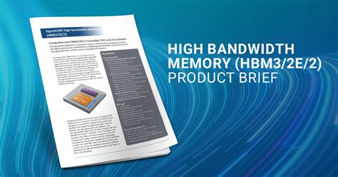 High Bandwidth Memory Hbm32e2 Factsheet Alphawave Semi