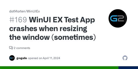 Winui Ex Test App Crashes When Resizing The Window Sometimes · Issue