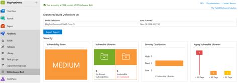Azure Devops Oss Scanning Using Whitesource Azure Greg