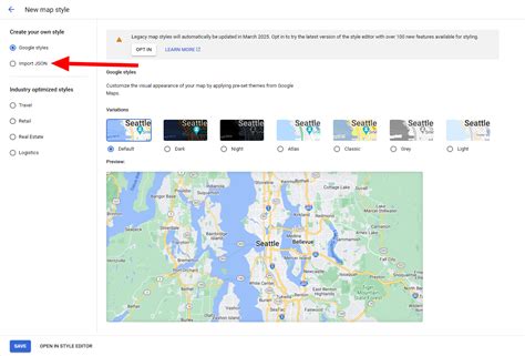 How Can I Import A JSON Into The Google Maps Style Editor Stack Overflow