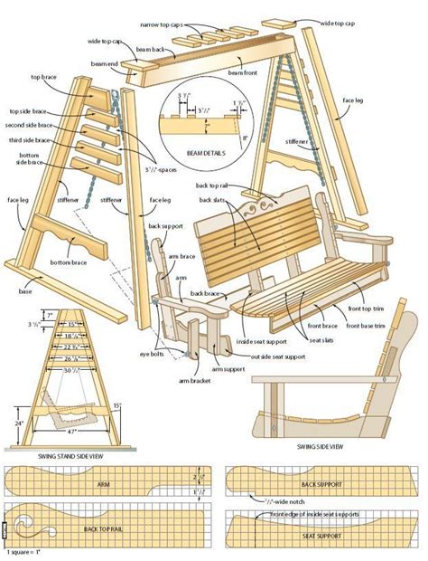 10 Porch Swing Designs To Try Right Now Swing Stands Woodworking Plan