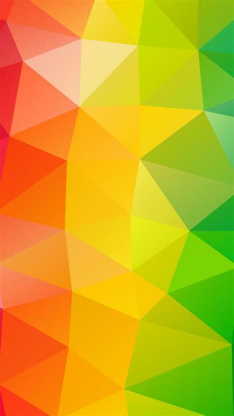 Colorful Abstract Triangle Wallpaper
