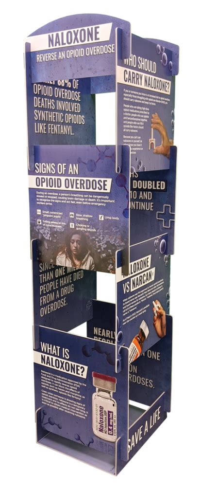 Naloxone Reverse An Opioid Overdose Info Display Tower