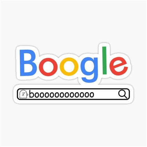 Boogle Search Sticker For Sale By Brasevko Redbubble