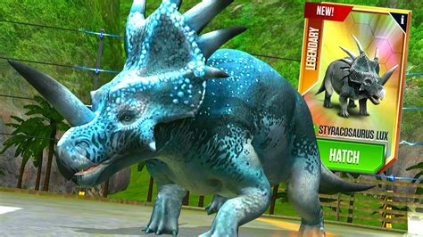 New Styracosaurus Lux X3 Max Level 40 Ht Game Youtube