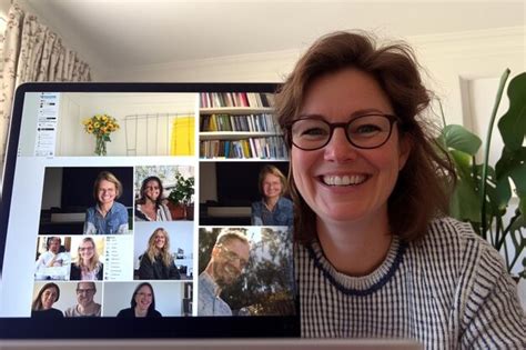 Facilitating virtual meetups ar generative ai | Premium AI-generated image