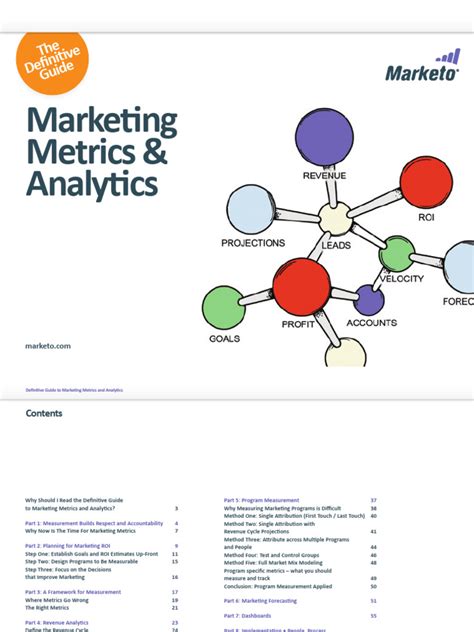 Definitive Guide To Marketing Metrics Marketing Analytics Clase 1 Pdf Business Economics