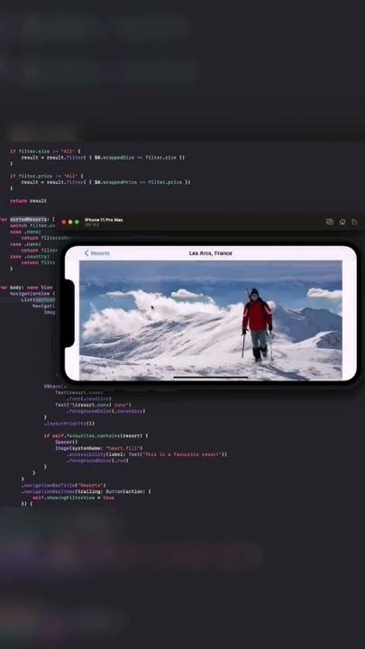 day 9️⃣9️⃣ of 100daysofswiftui 🎿 final app complete snowseeker ⛷