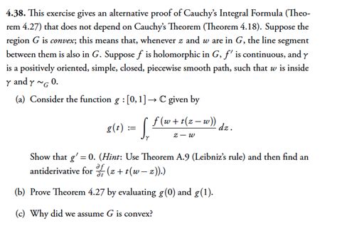 Solved 438 This Exercise Gives An Alternative Proof Of