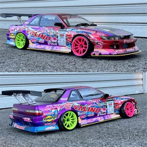 Addiction Rc Origin Labo S13 Silvia Naoki Body Shell Clear Ad