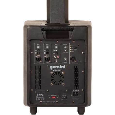 Gemini Wrx 843 Transportable Column Line Array System At