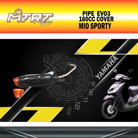 Pipe Mio Evo3 Mtrt 160cc W Cover