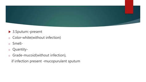 Chronic Bronchitis Physio Assessment Pptx