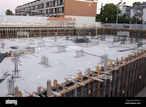 Construction Of Concrete Building Foundation Constructing Process