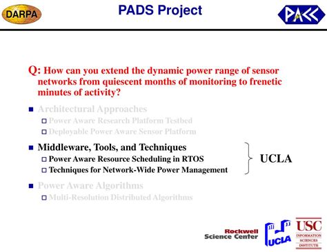Ppt Pads Power Aware Distributed Systems Middleware Techniques And Tools Powerpoint