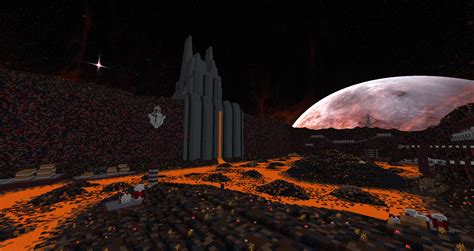 Thats Mustafar And Yes We Built It On The Highground Minecraft