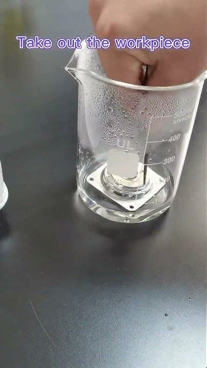 Trivalent Chromium Colored Zinc Workpiece Boiling Test The Passivation