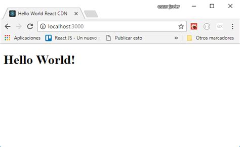 Hello World Con React Oscar Blancarte Software Architecture