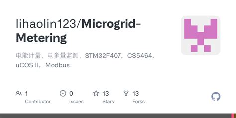 Github Lihaolin123microgrid Metering 电能计量，电参量监测，stm32f407，cs5464