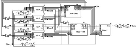 complete 16 bit asynchronous adder block diagram download scientific