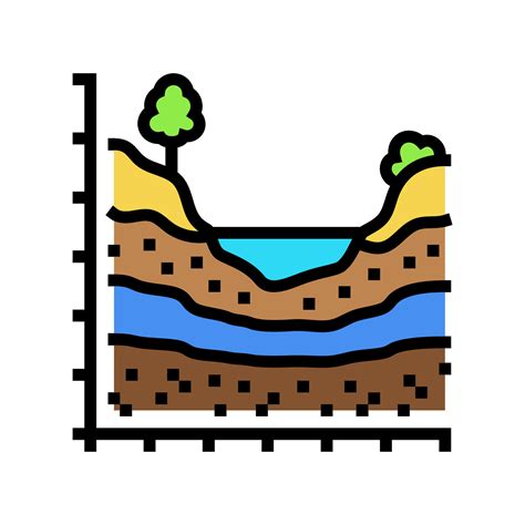 Groundwater Flow Hydrogeologist Color Icon Vector Illustration 32517340