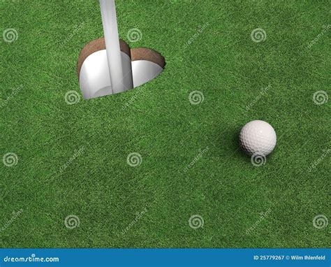 Golf Heart Stock Illustration Illustration Of Conceptual 25779267