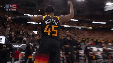 Donovan Mitchell Utah Jazz Angry 