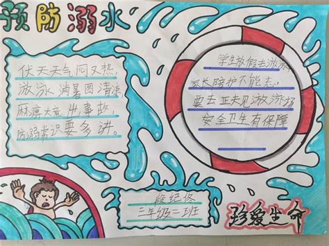 防溺水手抄报精美简单图文（高清10张） 手抄报图片大全
