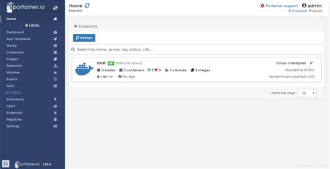 一文教你win10下docker和容器界面管理工具的安装、配置、使用window Docker可视化工具 Csdn博客