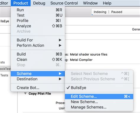 Configuration How To Change The Name Of The Active Scheme In Xcode