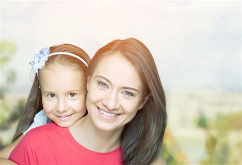Premium Photo Happy Mother And Daughter Hugging