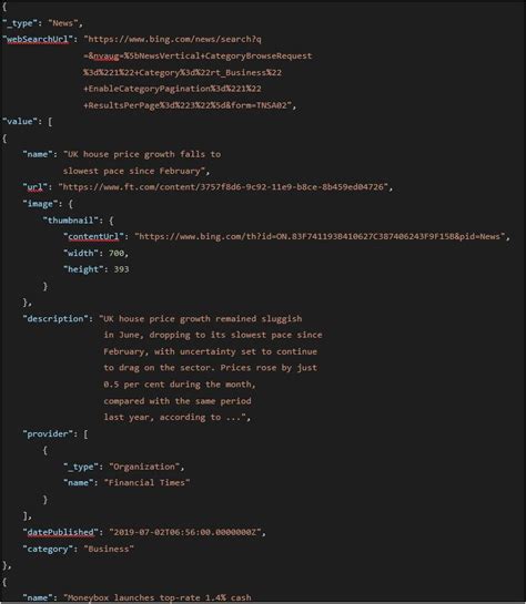 Integrating The Bing News Search Api Grey Matter