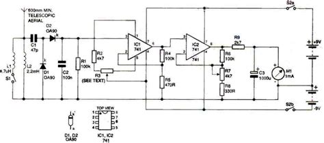 Anti Spy Rf Detector Circuit Wireless Bug Detector Homemade Circuit