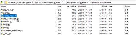 Incorrect Permissions On File Libsplunklibmodularinputeventwriter