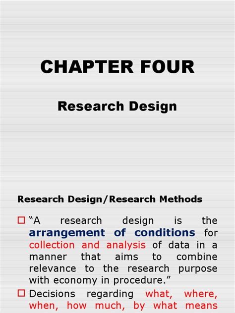 Chapter 4 Research Design And Sampling Design Pdf Sampling