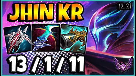 Jhin Adc Vs Aphelios Korea Master Patch 1221 Season 12 13 1