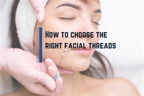8 types of facial threads and their respective function