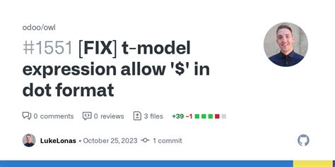 Fix T Model Expression Allow In Dot Format By Lukelonas Pull Request Odoo Owl