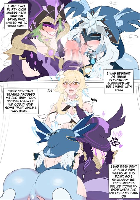 Redfuchsia Cicin Mage Genshin Impact Cryo Cicin Mage Genshin