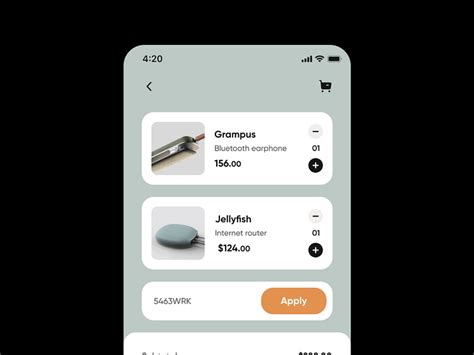e commerce mobile interaction by taras migulko on dribbble