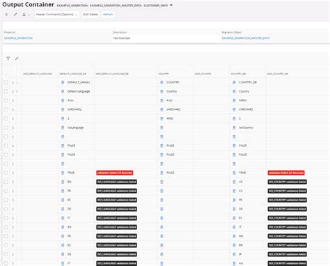 Data Migration Manager Validate Basic Data IFS Community