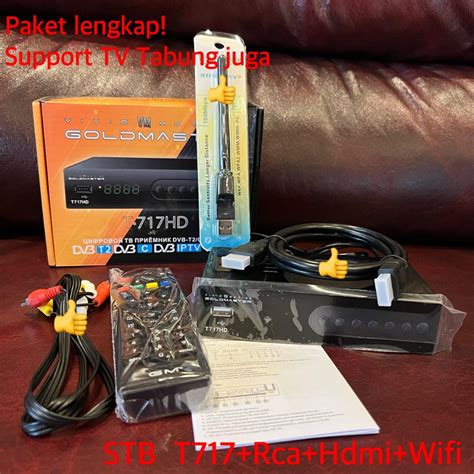 Jual MIXIO M1 TV DIGITAL DVB T2 SET TOP BOX WIFI STB Antena SUPER HD Hdmi Wifi Rca Shopee