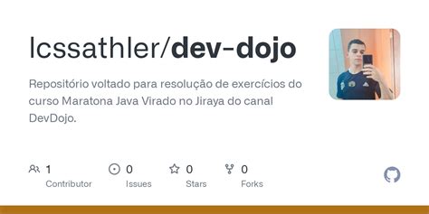 GitHub lcssathler dev dojo Repositório voltado para resolução de