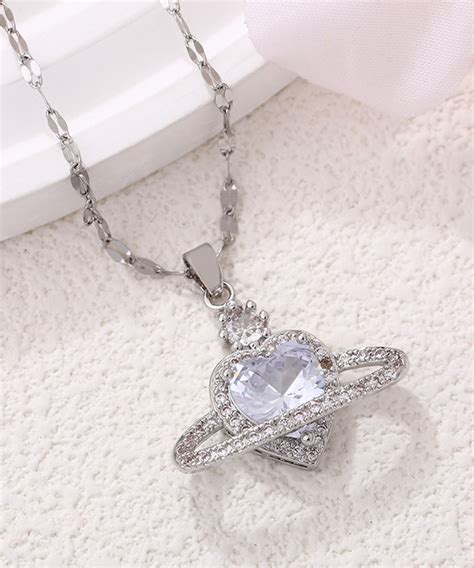 당일출고🔥변색알러지 Vivi Heart 목걸이 써지컬 진주 Y2k 하트 리본 비즈 빈티지 원석 실버 십자가 비비안 우정 커플 발레코어 목걸이 여친룩 하객룩 데일리 여름