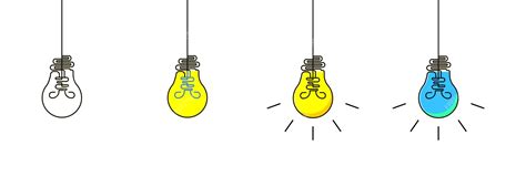 Premium Vector Light Bulb With Tangled Wires Line Drawing Concept Mental Problem Solving