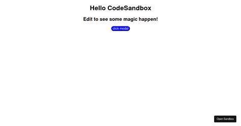 Ejemplo Modal Con React Portal Codesandbox