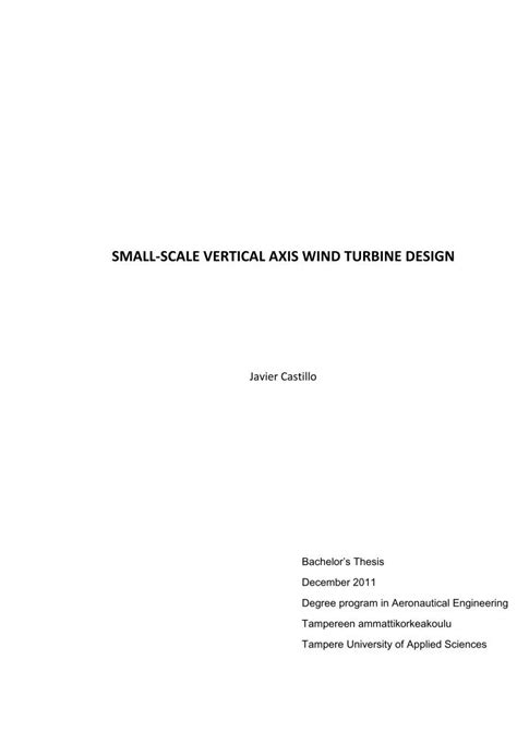 Vertical Axis Wind Turbine Magazines